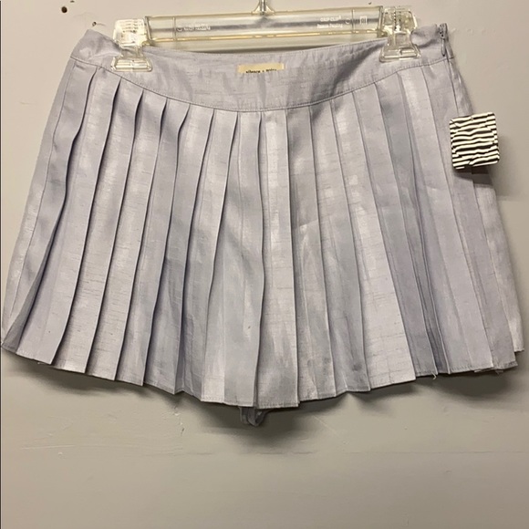 Urban Outfitters | Skirts | Silver Skort | Poshmark